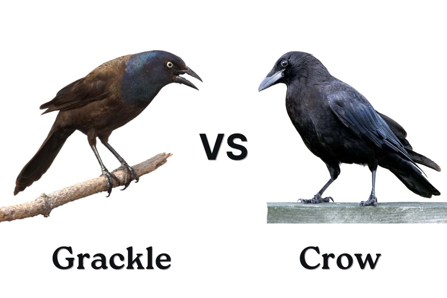 Grackle vs. Crow: What’s the Difference?